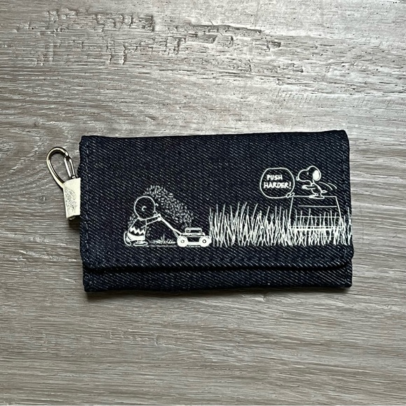 Peanuts | Bags | Peanuts Snoopy Charlie Brown Dark Denim Blue Mini ...